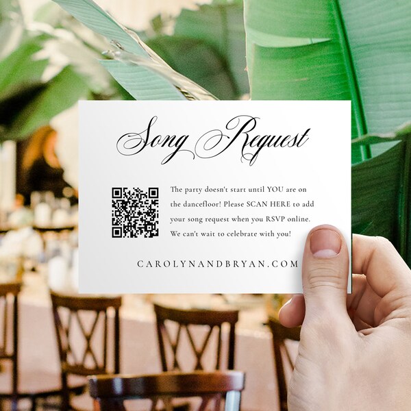 Song Request Cards - Etsy