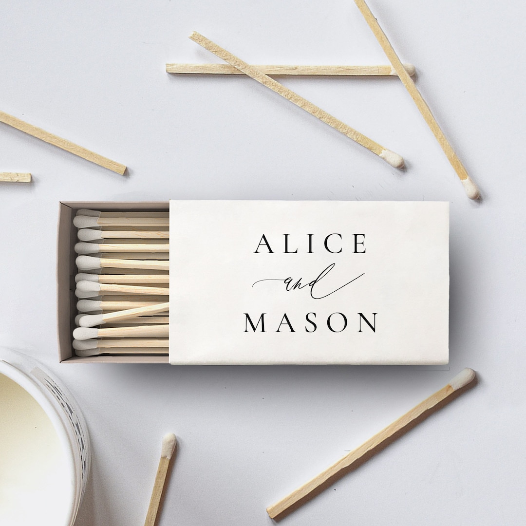 Matchbox Printable Template, Classic Minimalist Collection, SN105_MB - Etsy