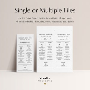 Infographic Wedding Menu, Menu Information, Wedding Icons, Our Love ...