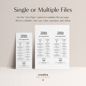 Infographic Wedding Menu, Menu Information, Wedding Icons, Our Love ...