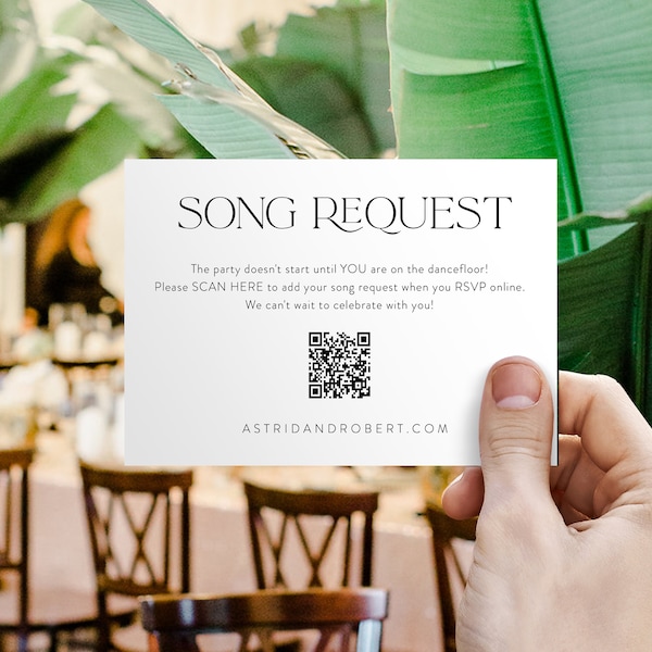Song Request Cards - Etsy