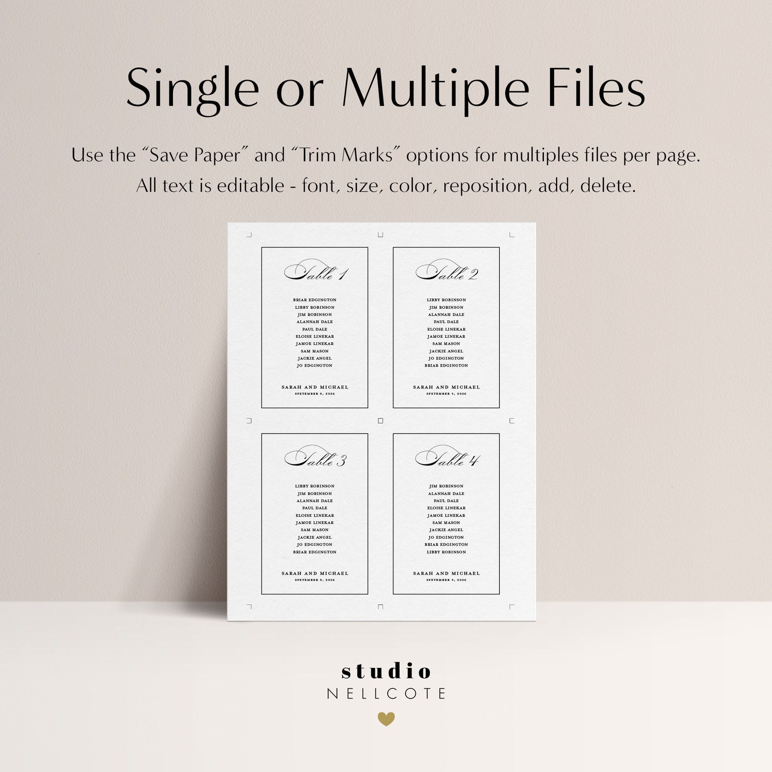 Elegant Wine Label Seating Plan, Wedding Table Label, Table Allocation ...
