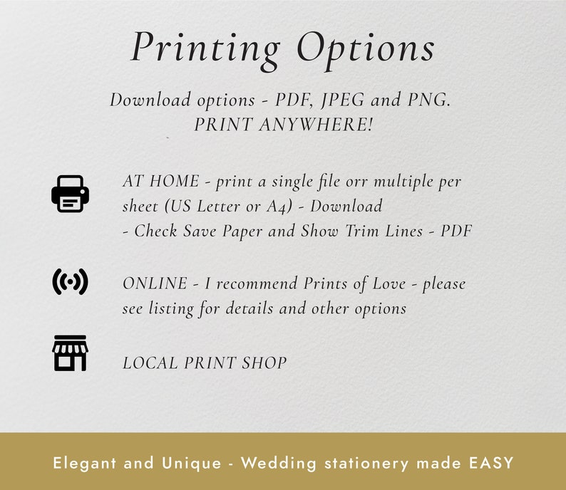 Eucalyptus Wedding Directions Card With QR Code Printable - Etsy
