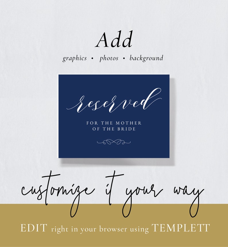 Reserved Sign-reserved Wedding Sign-reserved Table - Etsy