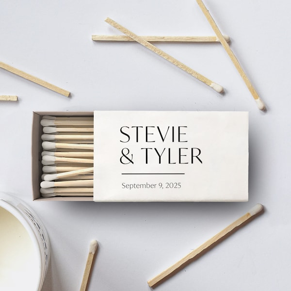 Matchbox Label - Etsy