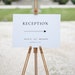 Reception This Way Sign, Wedding Reception Printable, Directions Sign ...