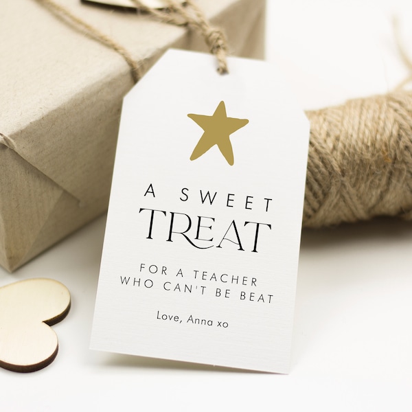 Teacher Treat Tag - Etsy