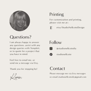 In Lieu of Favors QR Code Card, Classic Minimalist Charity Donation ...
