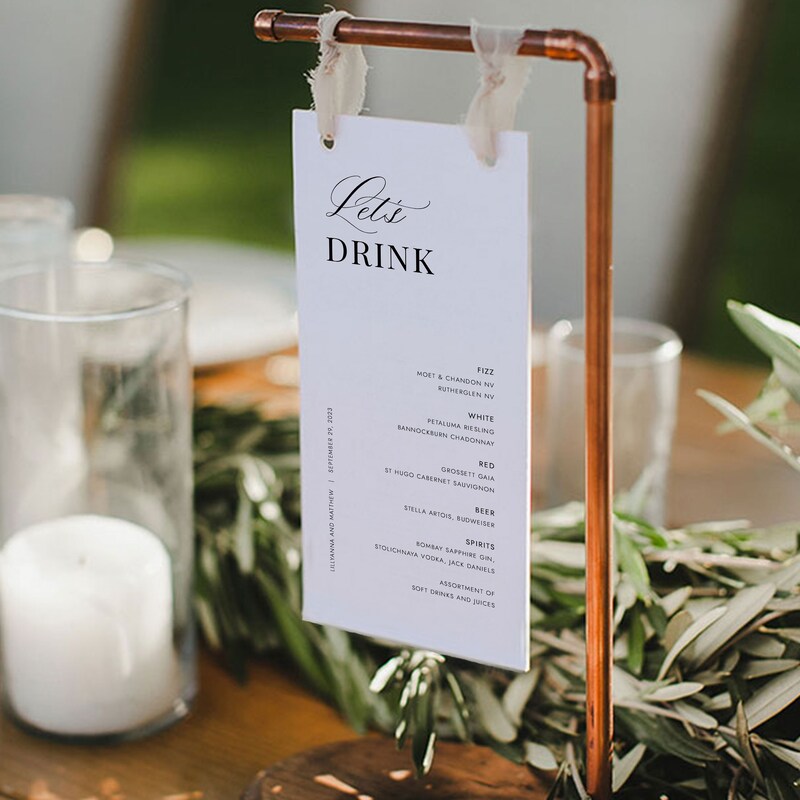 Drink Calligraphy - Etsy