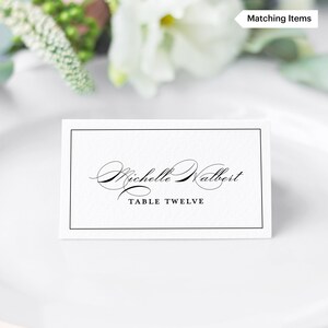 Manhatten Wedding Program Template, Calligraphy 4 X 9 Program, Double ...