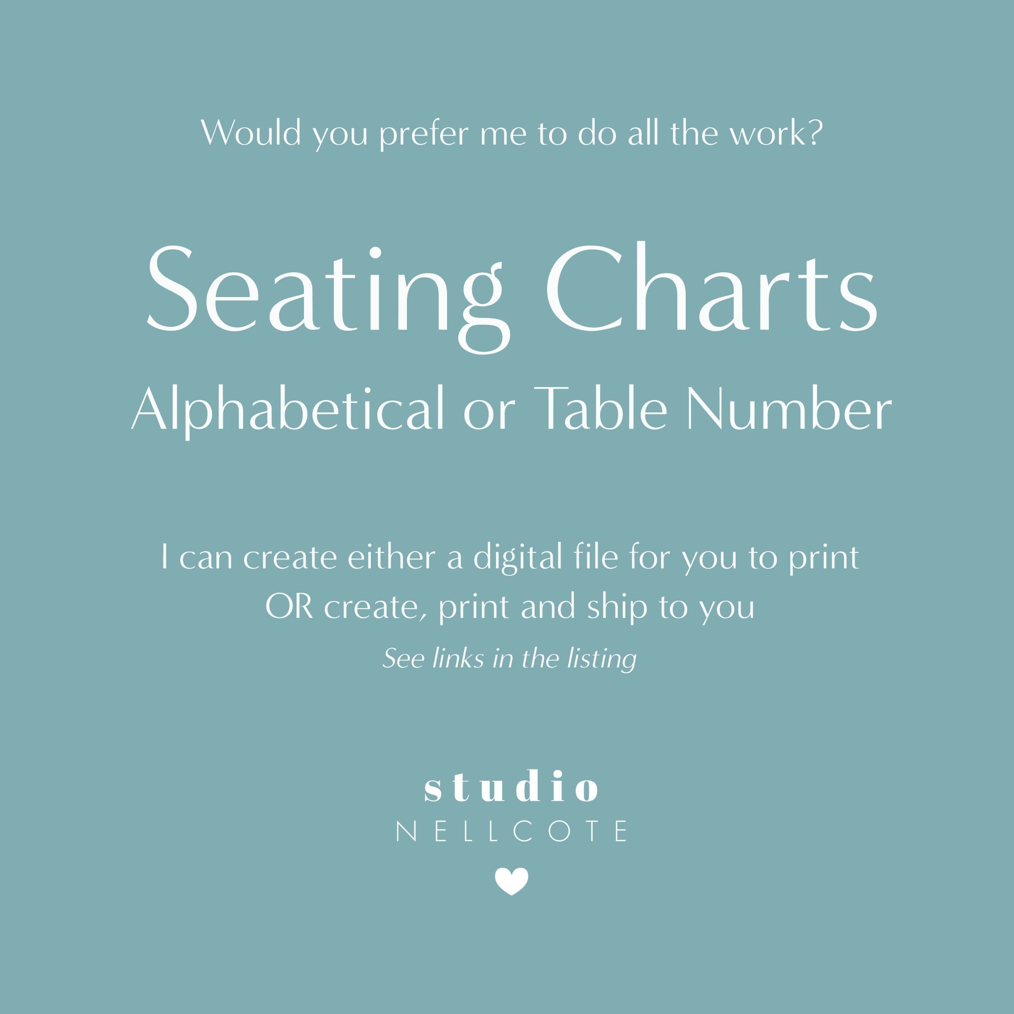 Alphabetical Seating Chart, Alphabetized Plan, Modern Western Wedding ...