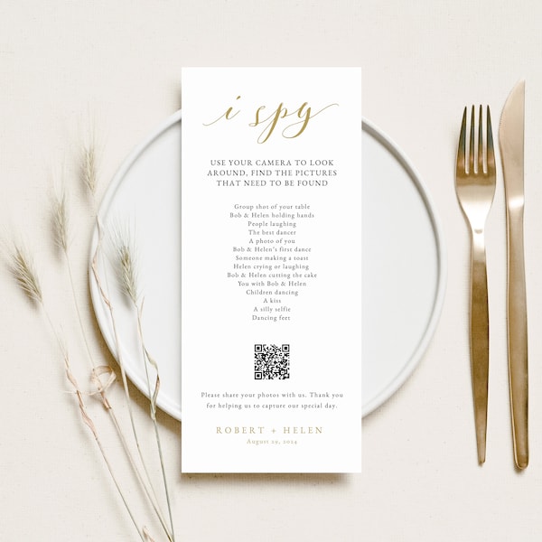 I Spy With Qr Code - Etsy