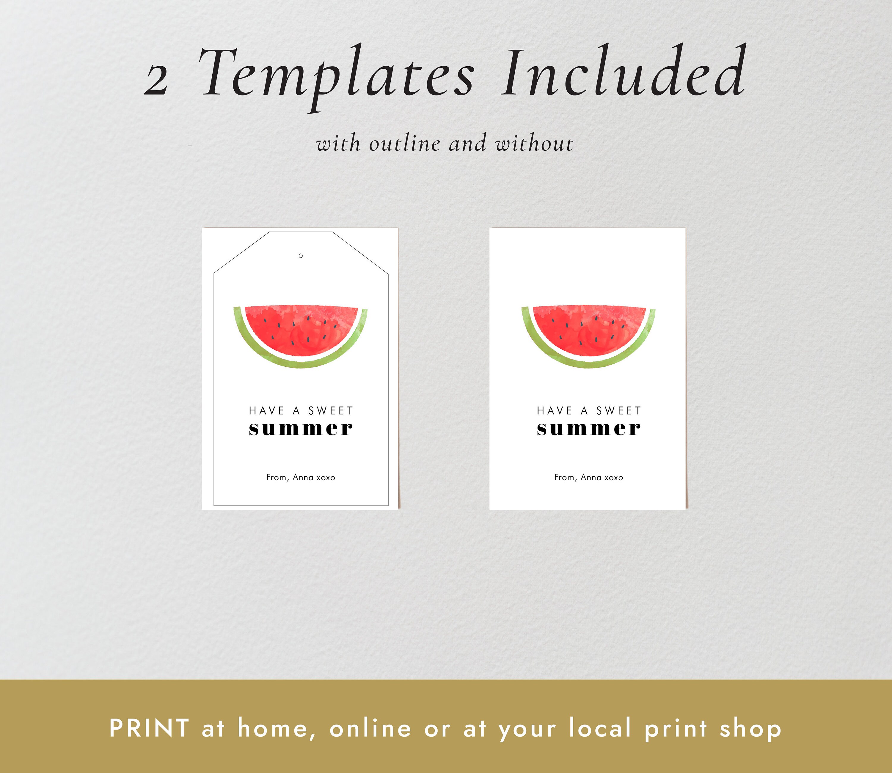 Have a Sweet Summer Gift Tags End of School Favor Tag - Etsy