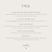 Gold Long Fold Wedding Program, Classic Calligraphy Bi-fold Template ...