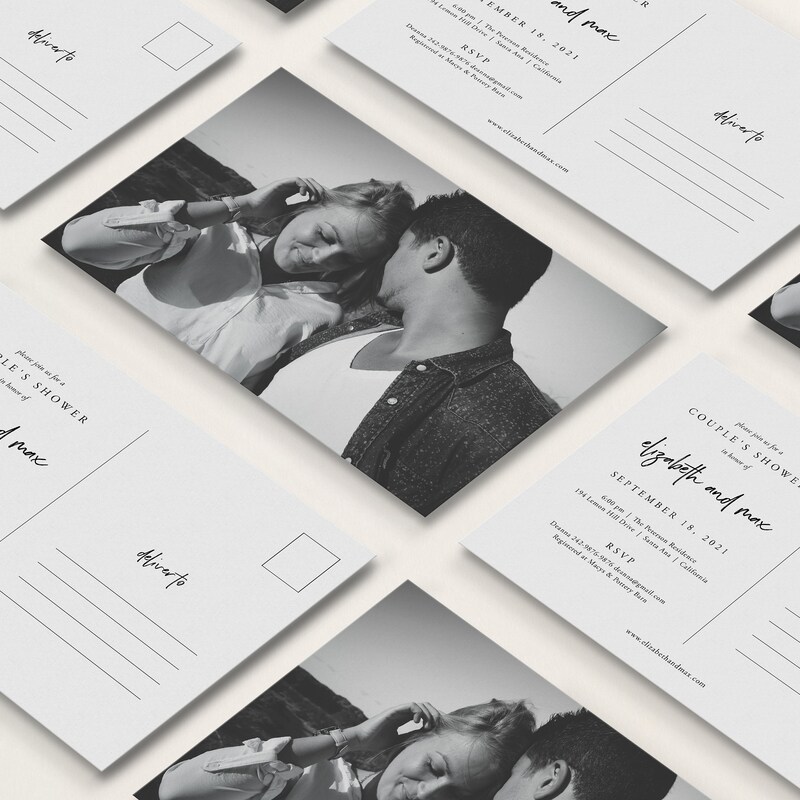 Postcard Invite - Etsy