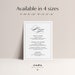 Manhatten Menu Sign Template, Elegant Serif Wedding Menu Poster ...