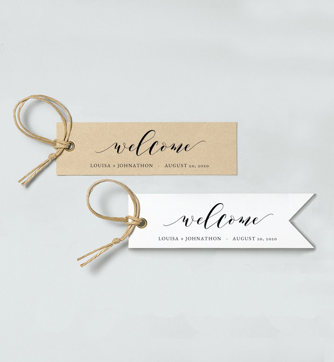 Welcome Tag-flag Tag-favor Tag-succulent Tag-pennant Tag-plant Tag ...