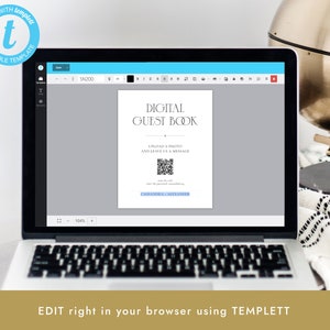 Digital Guest Book Sign, QR Code Guest Book, Online Message, Guest ...