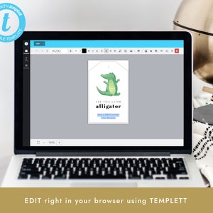 See You Later Alligator Gift Tags, End of School Favor Tags, Summer is ...