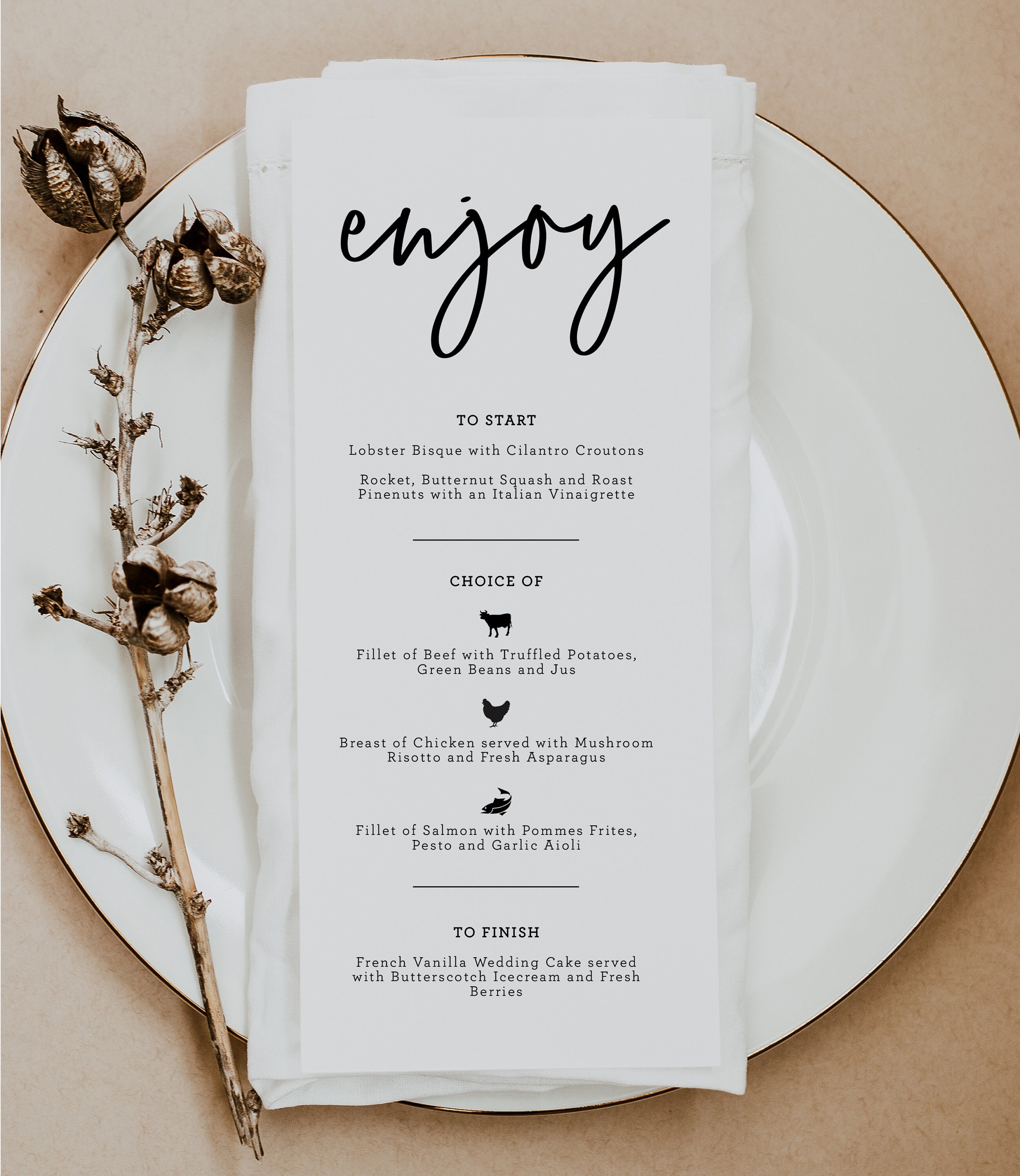 Diy Wedding Catering Menu