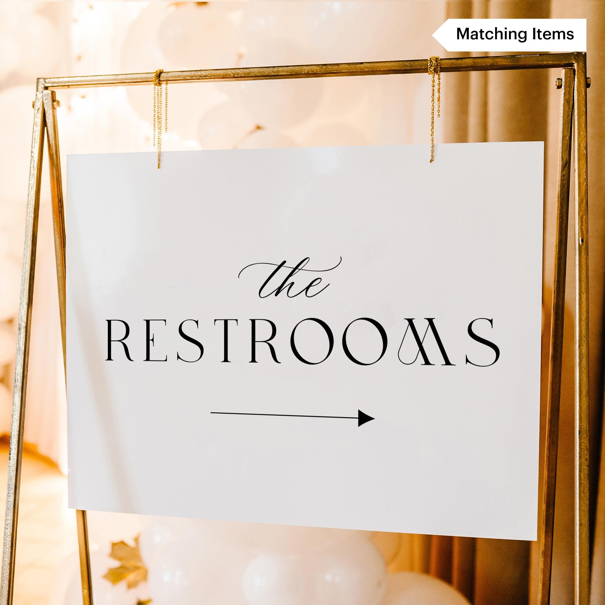 Reception This Way Sign, Wedding Reception Printable, Directions Sign ...