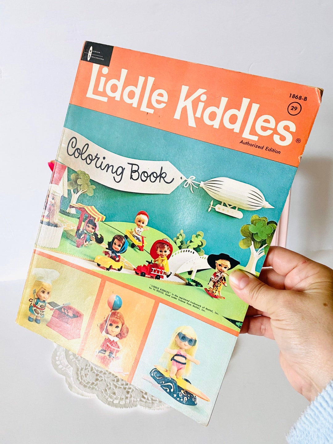 Rare Little Kiddles Authorized Edition 1967 Coloring Book | Watkins ...