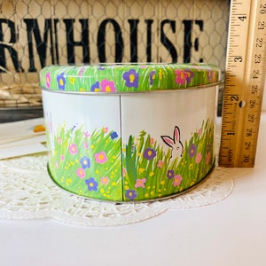 Vintage Sees Candy Easter Bunny Tin Box Made in England Mfg by Sees ...