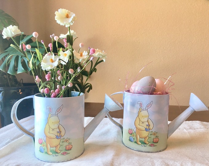 On Sale - Rare Classic Winnie the Pooh Tin Watering Can From Michel ...