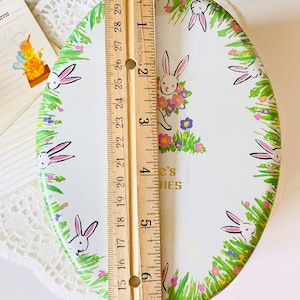 Vintage Sees Candy Easter Bunny Tin Box Made in England Mfg by Sees ...