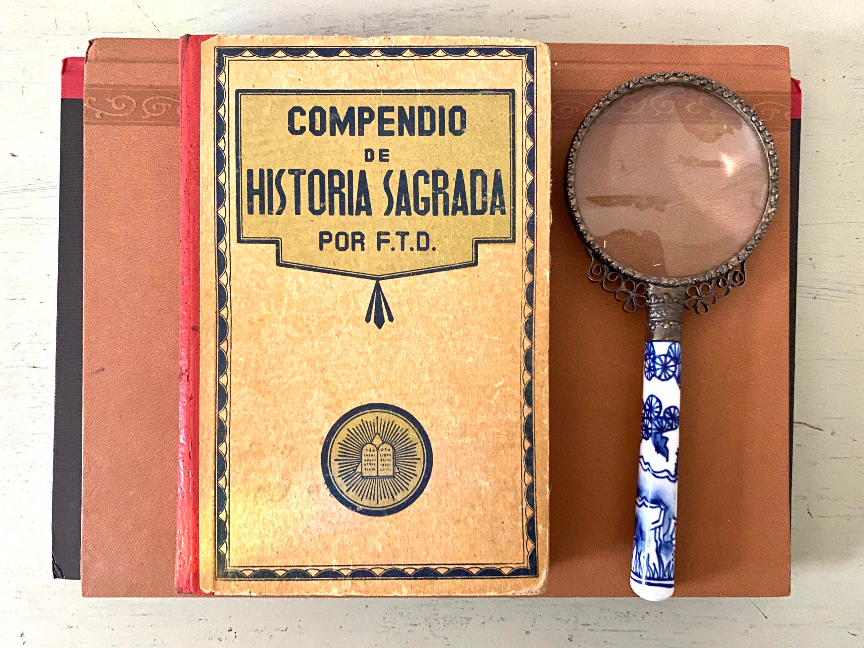 Rare Vintage Book Compendio De Historia Sagrada Por F.T.D 1962 | Etsy