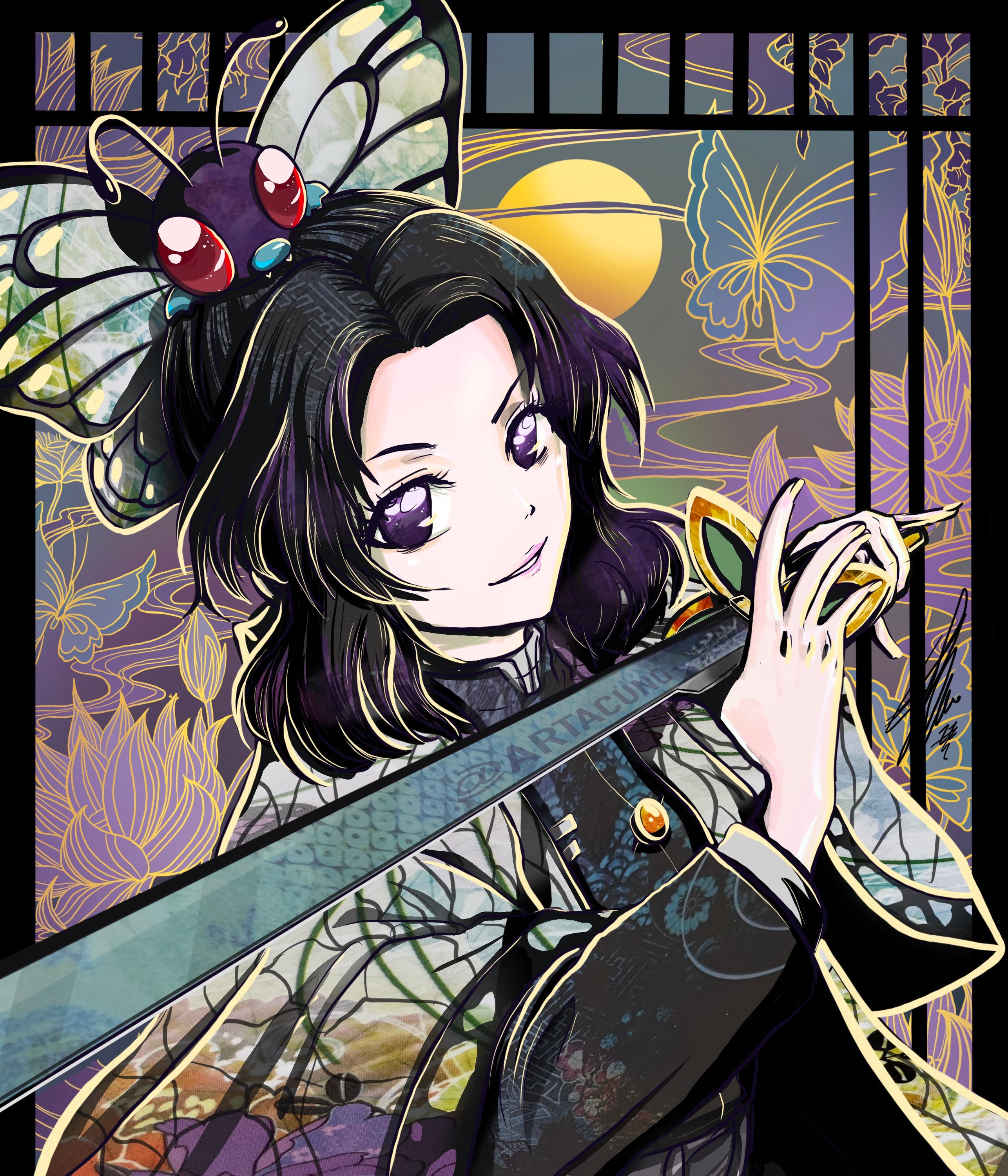 Shinobu Sticker - Etsy