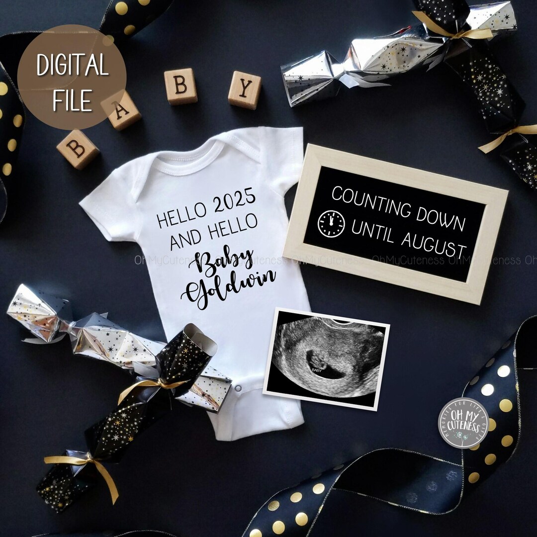 Hello Baby Hello 2025 Pregnancy Announcement | Happy New Year Baby ...