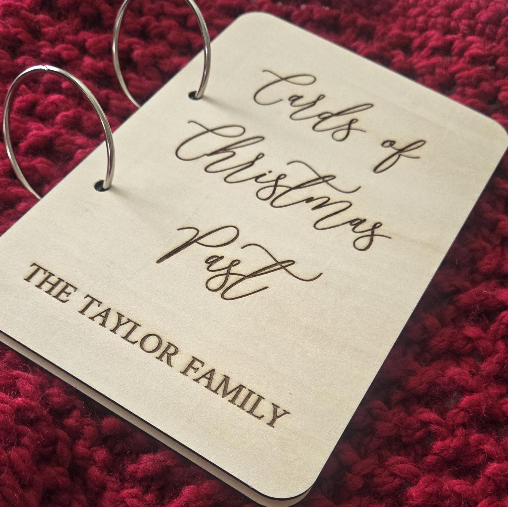 Christmas Card Keeper | Cards of Christmas Past | Personalized ...
