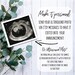 Winter Baby Digital Pregnancy Announcement Snow and Pine Baby ...