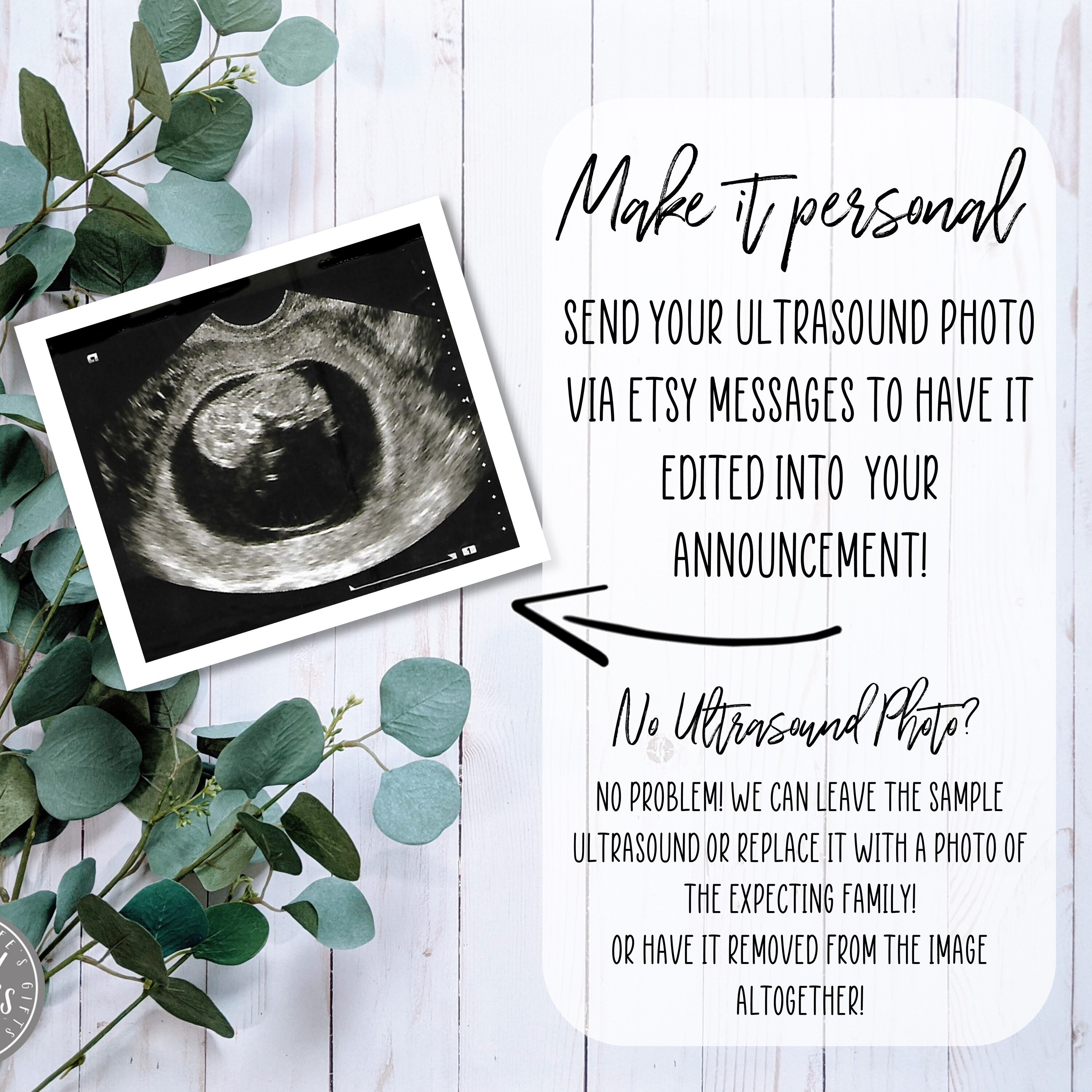 We've Been Keeping a Little Secret Digital Pregnancy Announcement ...