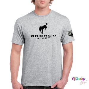 Ford Bronco Sport Short Sleeve T-shirt With Model Logo on Left Sleeve ...