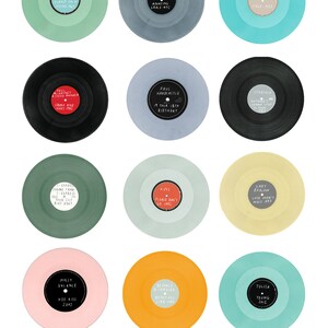Personalised Vinyl Single Hits Print - Etsy