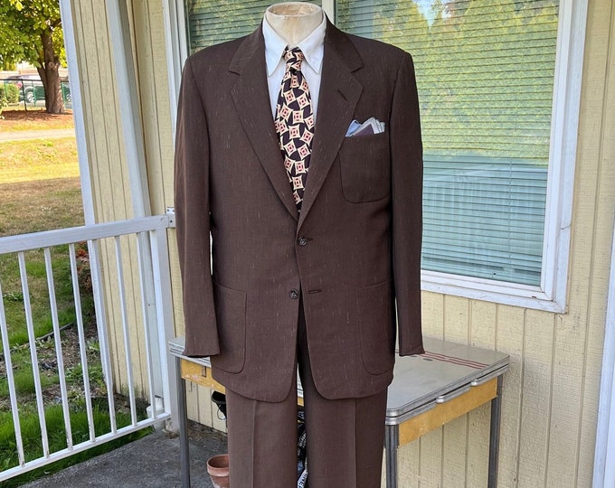1950s Palm Beach Cloth Clone Atomic Fleck Summer Suit Size 38 - Etsy