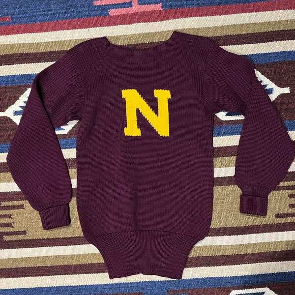 Letterman Sweater - Etsy