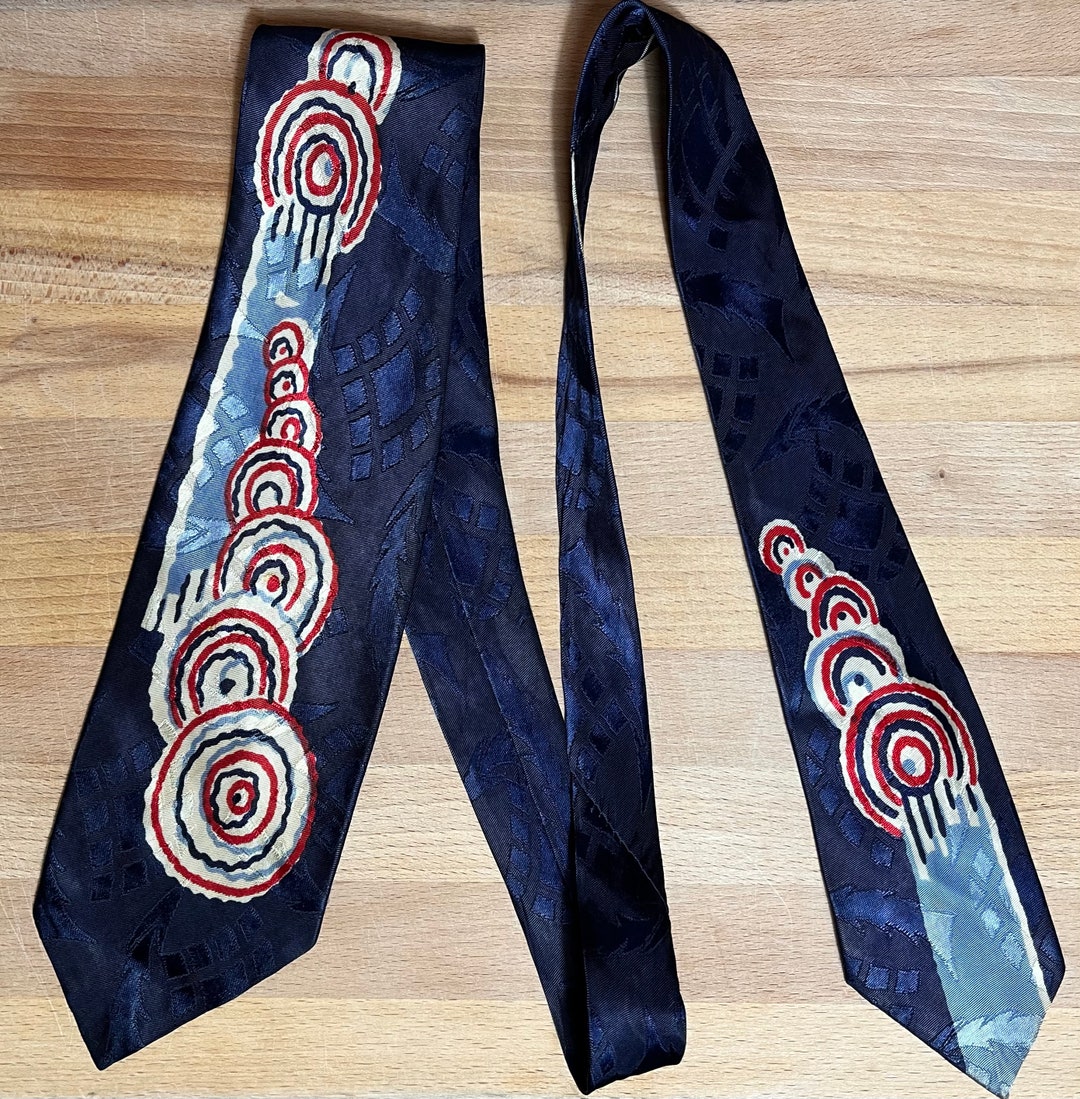 1940s 1950s Rolling Targets Tie - Etsy