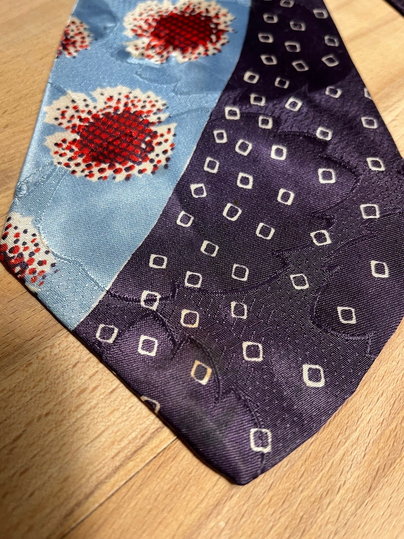 1940s 1950s Wide Abstract Swing Tie - Etsy