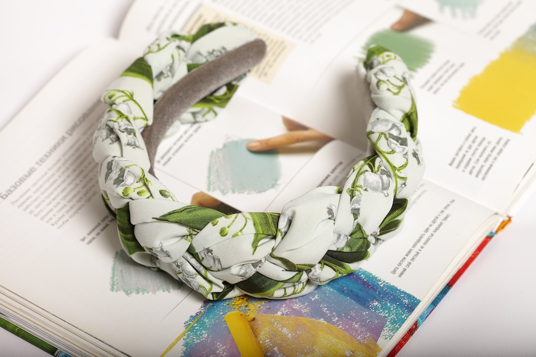 Designer Headbands Braided Headband Satin Headband Designer - Etsy