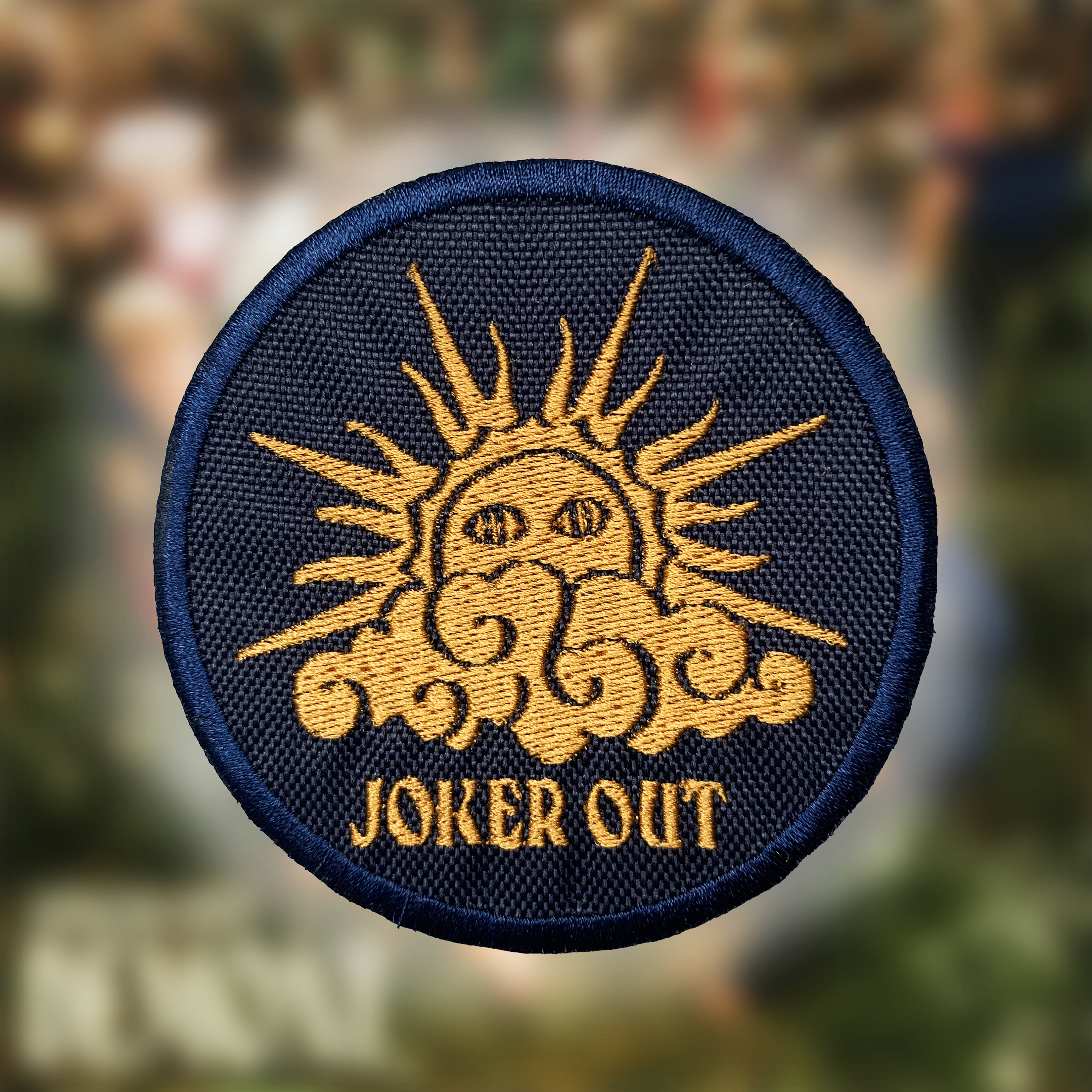 Joker Out Blue & Gold Carpe Diem Logo Iron on Patch - Etsy