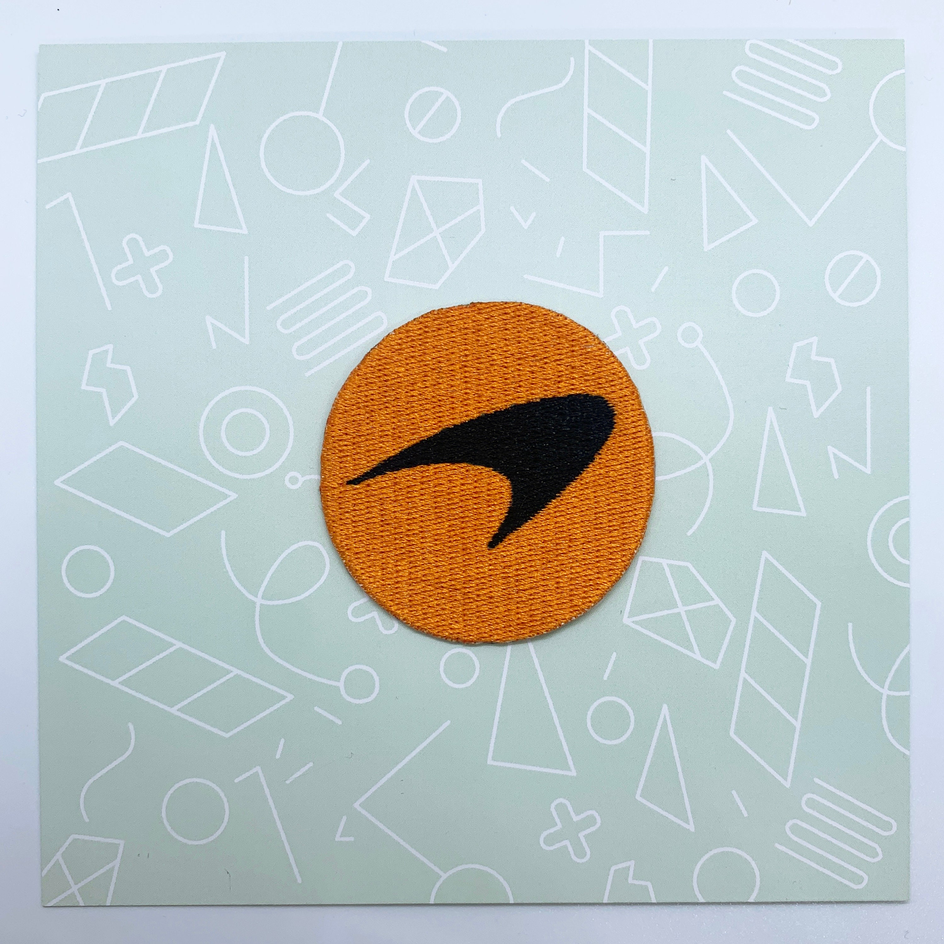 Mclaren 'speedmark' Round Logo Iron-on Patch - Etsy
