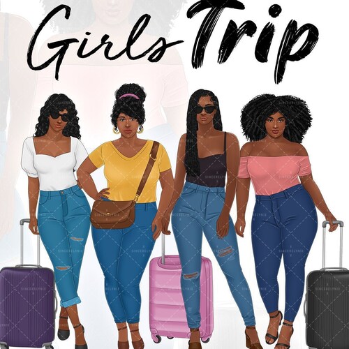 Girls Trip Png Divas Melanin Girlfriends Sublimation Ladies - Etsy