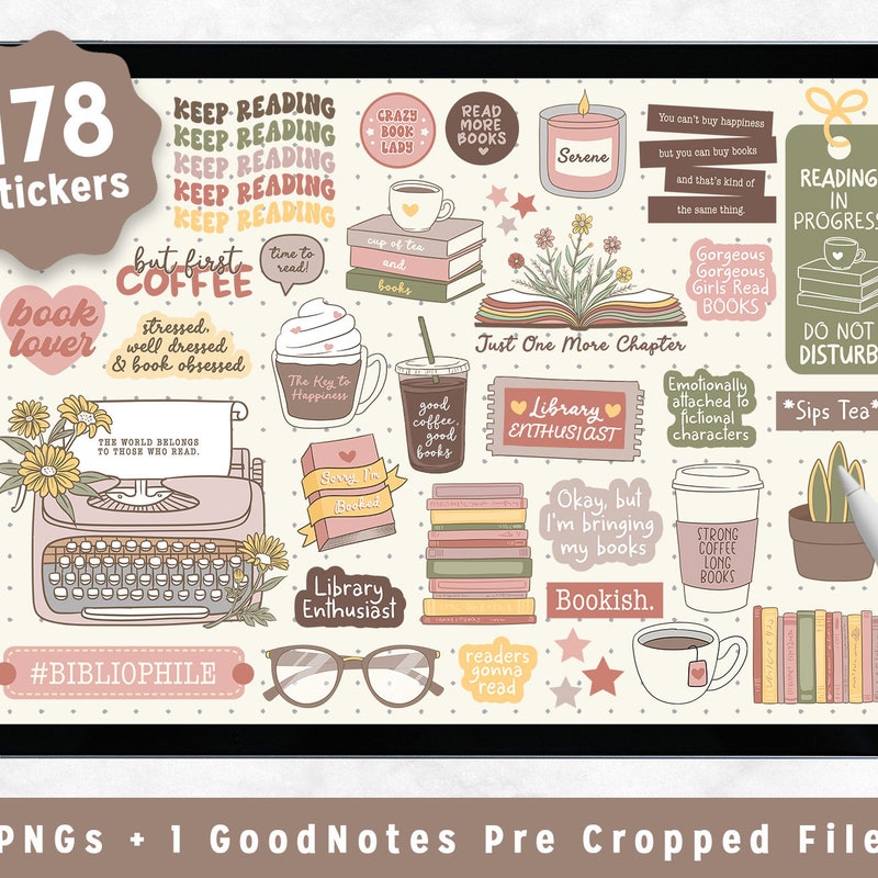 Aesthetic Sticker Book - Etsy