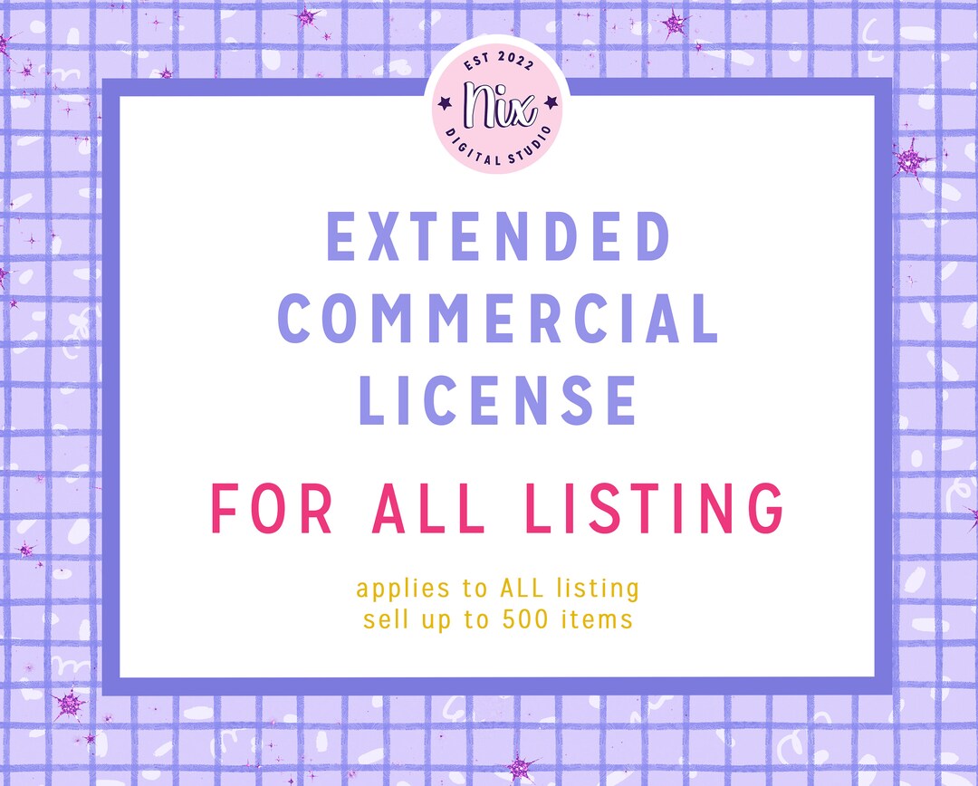Commercial License for Entire Shop, Business Use License for Unlimited ...