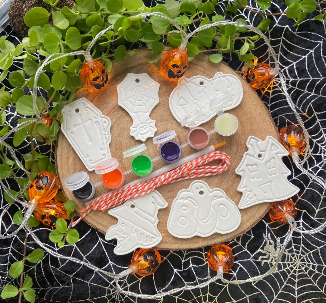 Paint Your Own Halloween Craft Kit for Children Spooky - Etsy UK