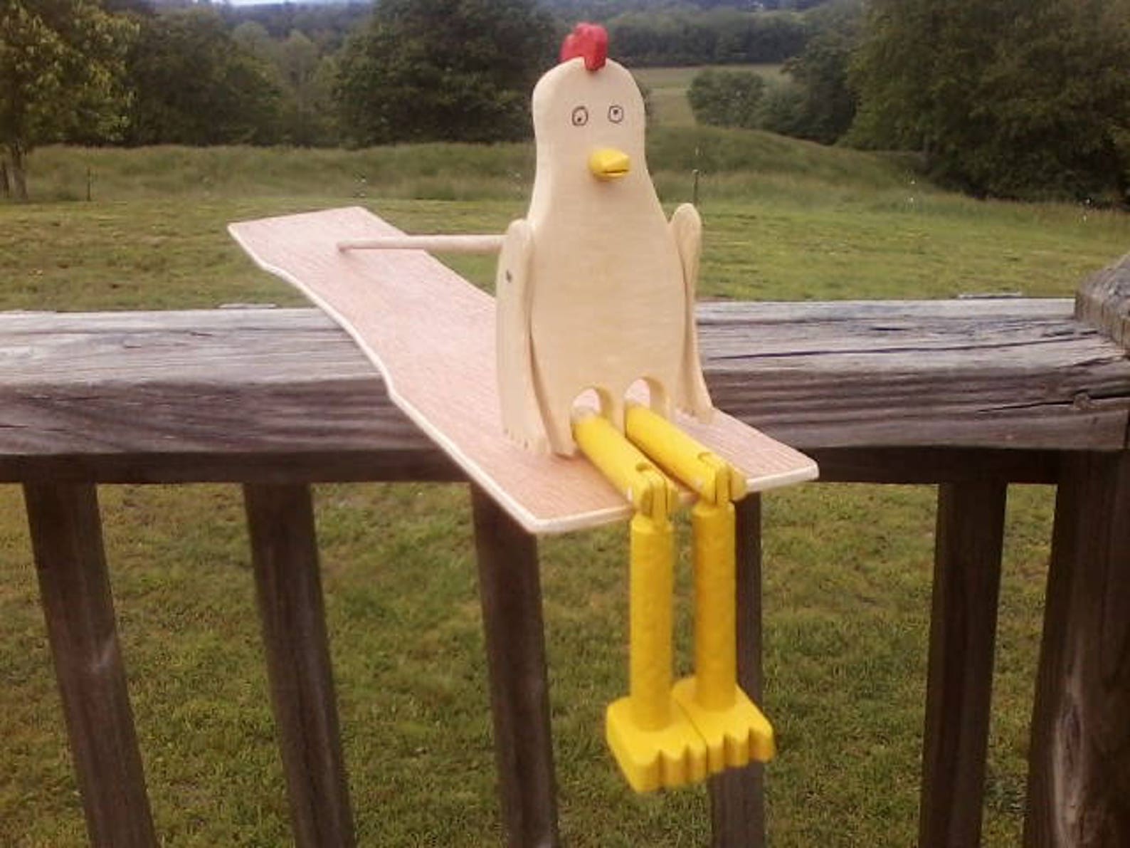 The "kickin Chicken" Limberjack Dancer, Free CD,- Appalachion Handmade ...