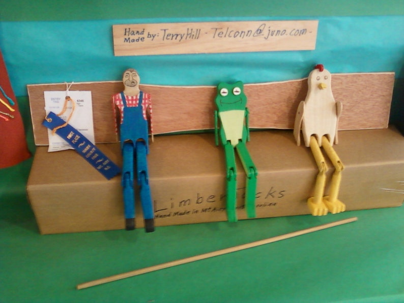 Limberjack Dancer (free CD), Jig Dolls, Dancing Dolls, Handmade Wooden ...